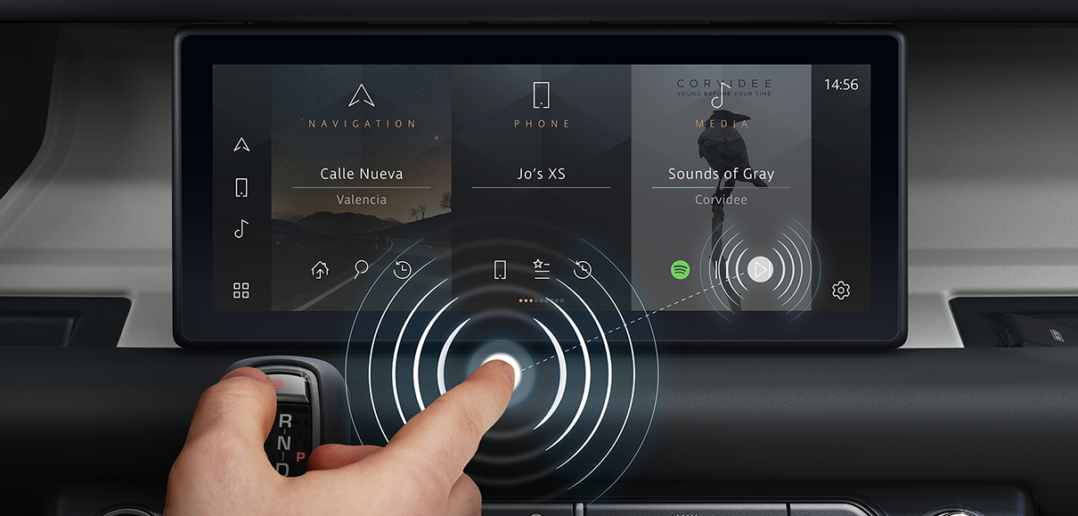 JLR launches predictive touchscreen technology for improved safety and ...