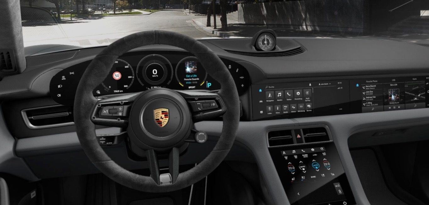 Porsche Taycan HUD developed using EB Guide tools | Automotive ...