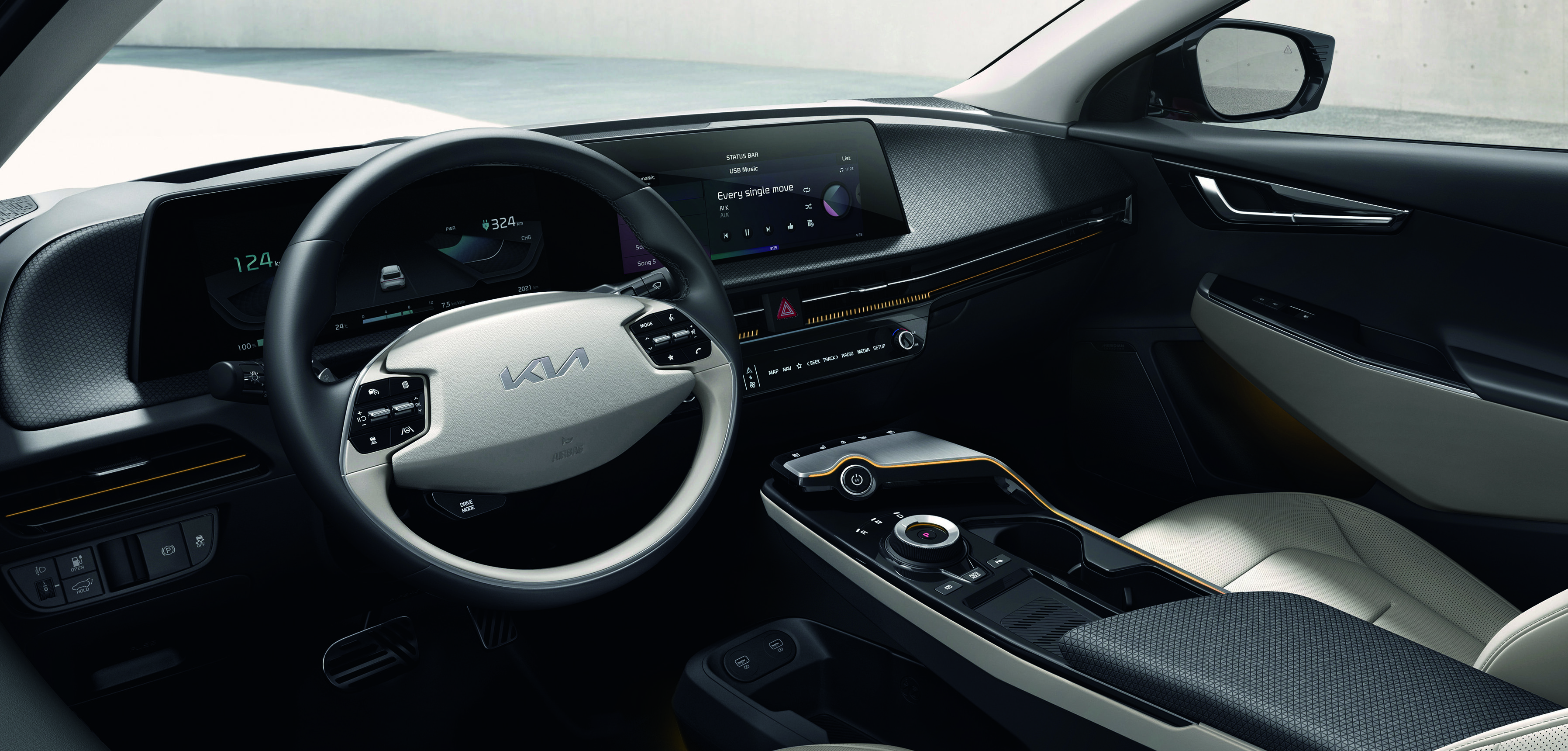 Kia shows first images of EV6 interior | Automotive Interiors World