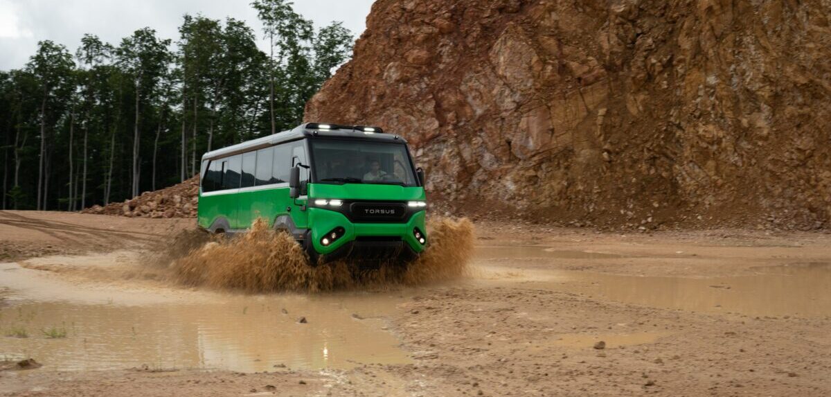Torsus revamps interior of 4x4 bus | Automotive Interiors World