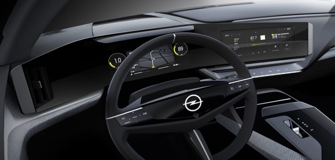 Opel Astra Sports Tourer showcases expansive digital display panel ...
