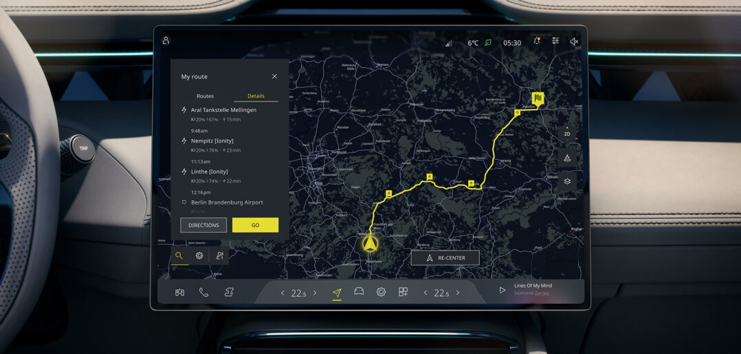 Lotus Eletre’s digital cockpit powered by Here Technologies with EV ...
