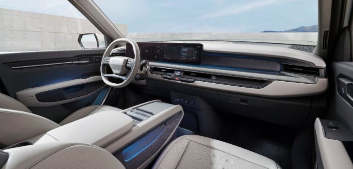 Kia EV9 features sleek and multi-functional interior to foster ...