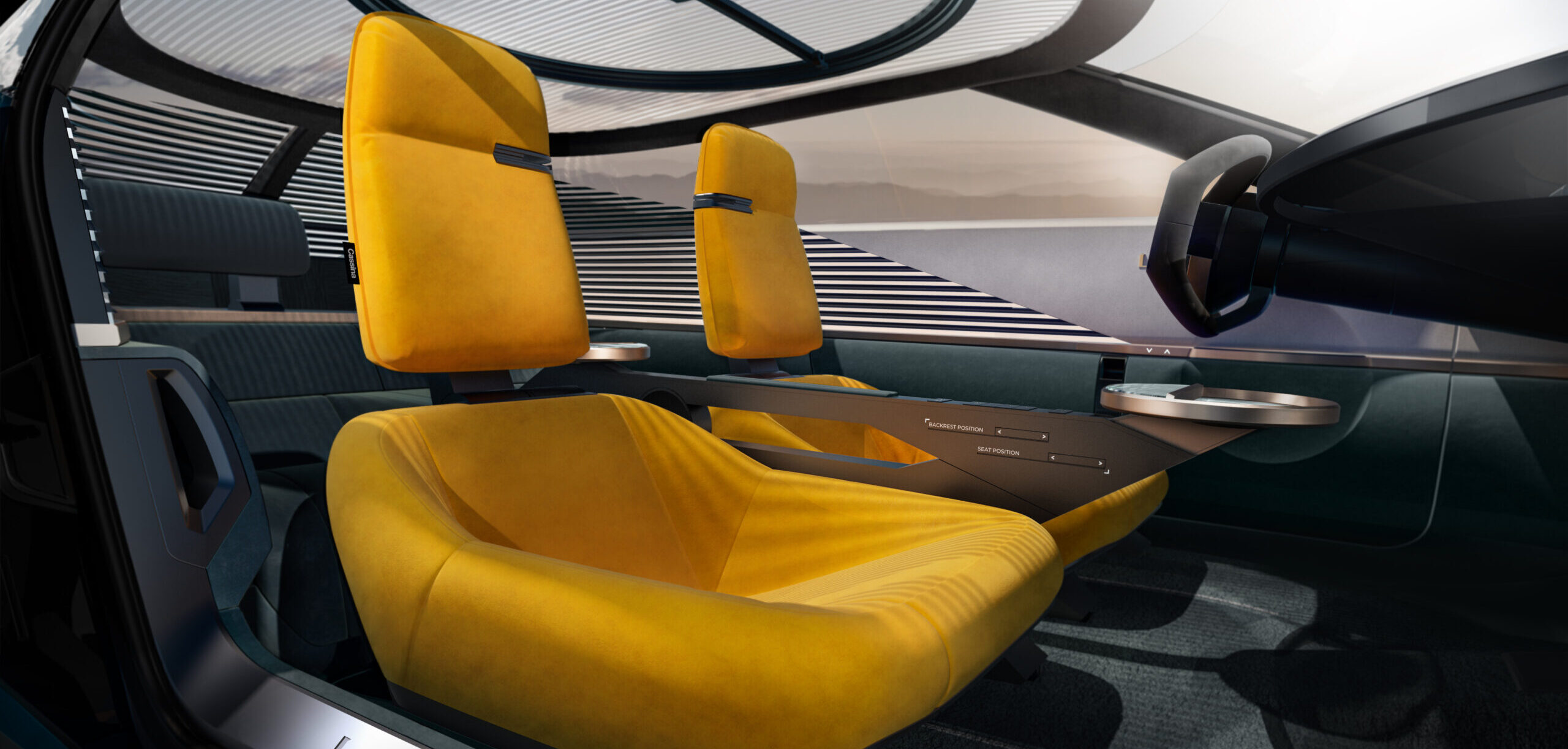 Lancia’s Pu+Ra HPE concept car features bold yet sustainable interior ...