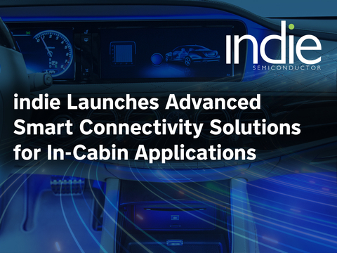 Indie Semiconductor introduces connectivity solutions for in-cabin applications | Automotive ...
