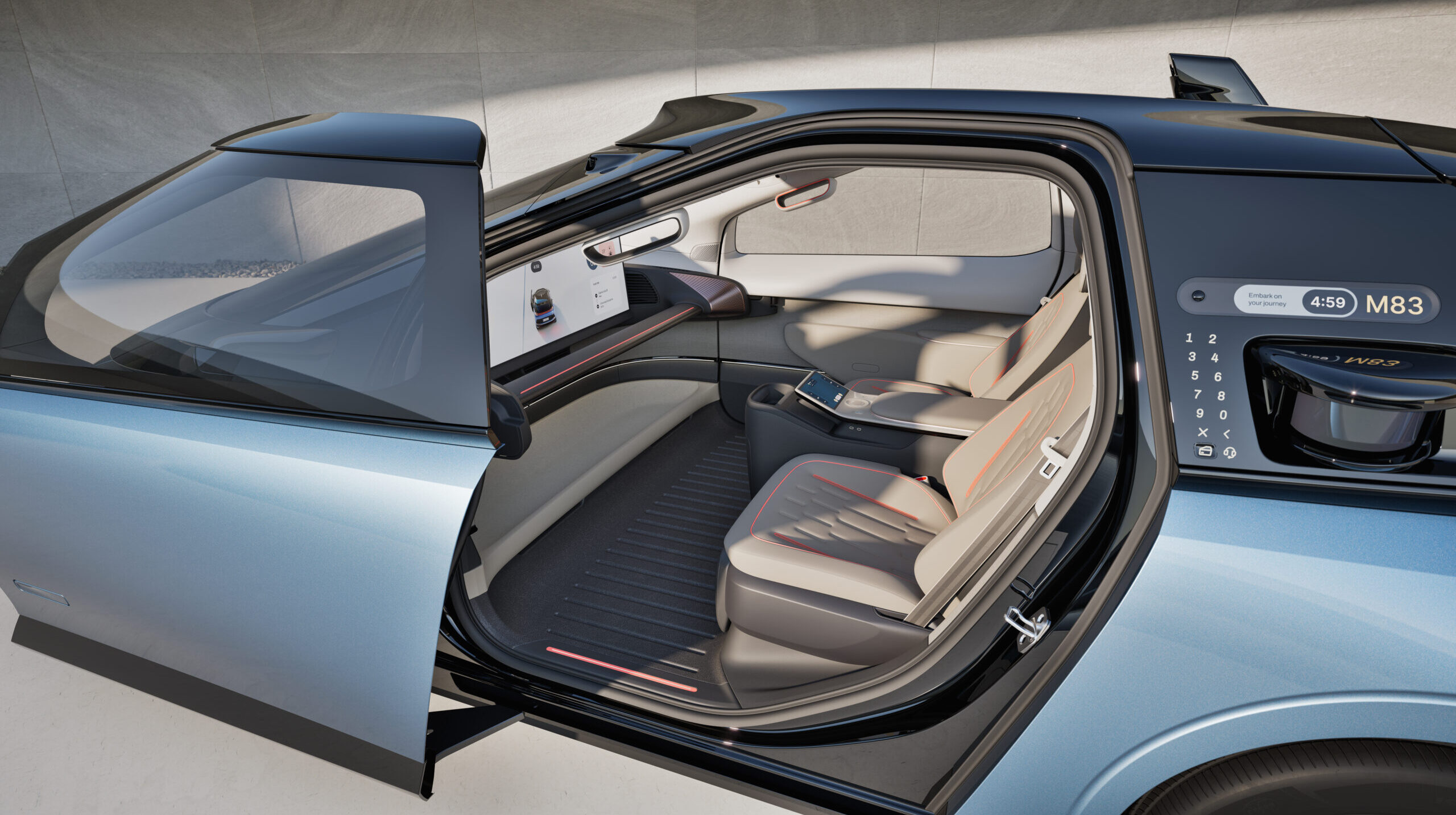 Rimac launches two-seater autonomous robotaxi | Automotive Interiors World