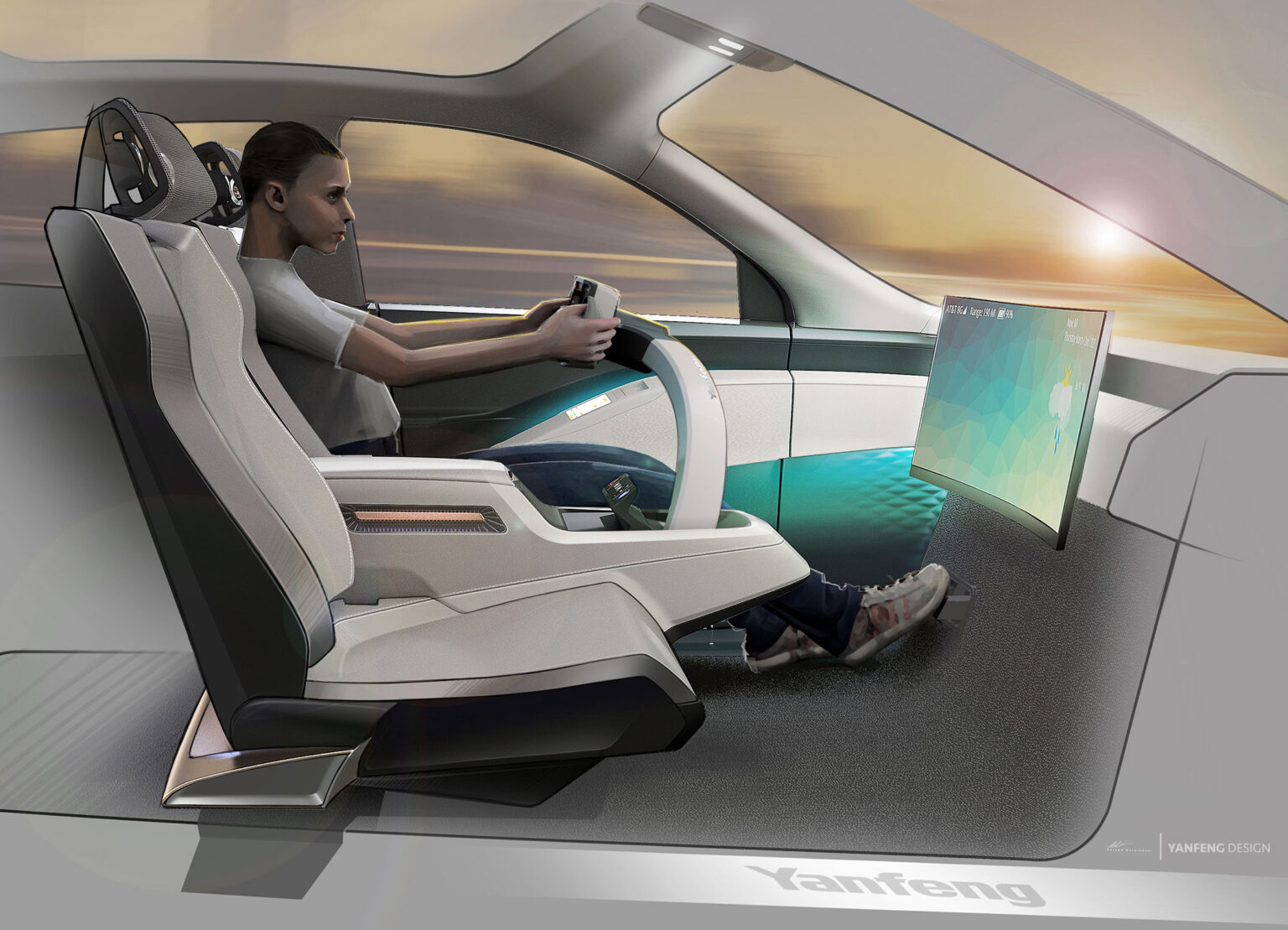 Yanfeng debuts EV interior concept in Europe | Automotive Interiors World